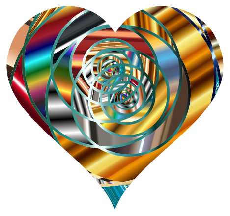 Heart of Many Colors Clip Art Image - ClipSafari