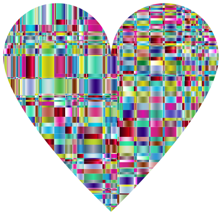 Colorful Heart Clip Art Image - ClipSafari