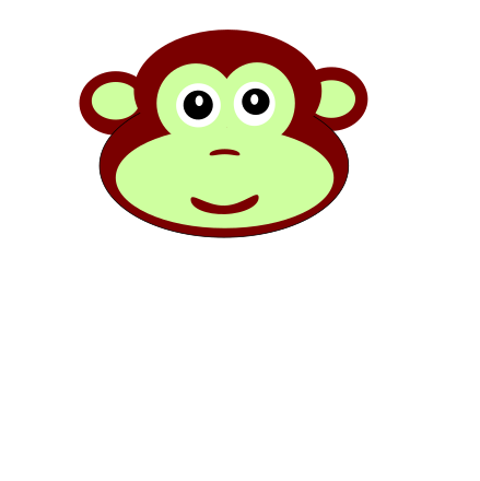 Monkey Face Clip Art Image - ClipSafari