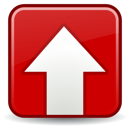 Red Upload Icon Clip Art Image - ClipSafari