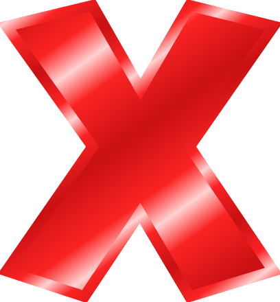 Red X Clip Art Image - ClipSafari