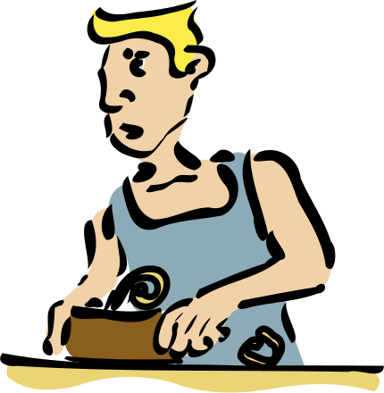 Cartoon Man Working Clip Art Image - ClipSafari