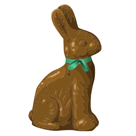 Chocolate Bunny Clip Art Image - ClipSafari