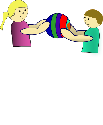 Kids Playing With Ball Clip Art Image - ClipSafari