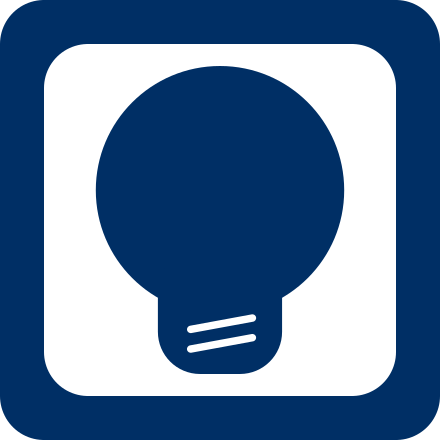 Blue Light Bulb Icon Clip Art Image - ClipSafari