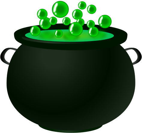 Green Bubble Cauldron Clip Art Image - ClipSafari