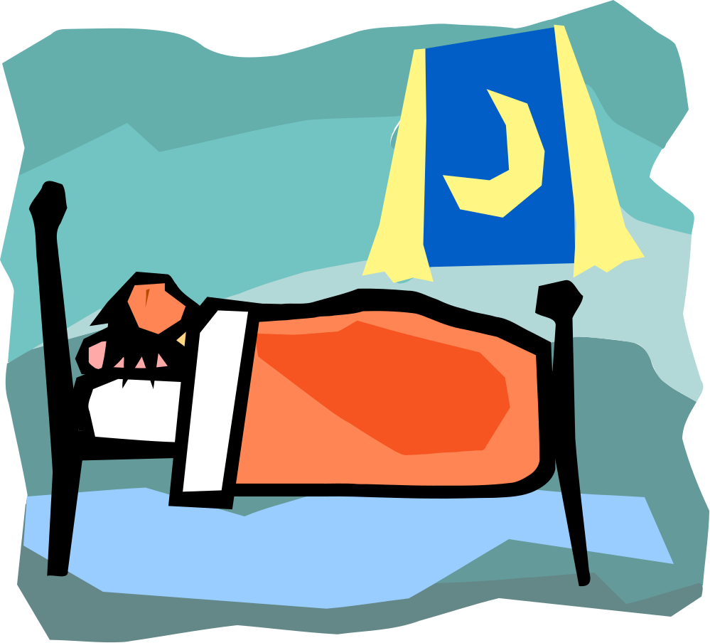 Person Sleeping In Bed Clip Art Image ClipSafari