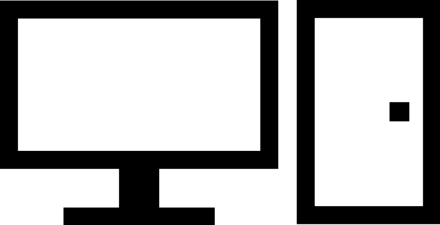 Desktop Computer Icon Clip Art Image - ClipSafari