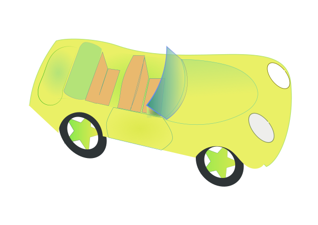 Yellow Car Drawing Clip Art Image - ClipSafari