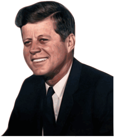 JFK Portrait Clip Art Image - ClipSafari