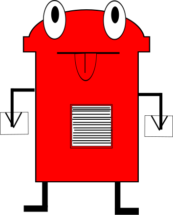 Red Post Box Clip Art Image - ClipSafari