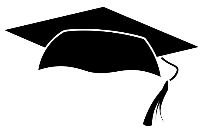 Black Graduation Cap Clip Art Image - ClipSafari
