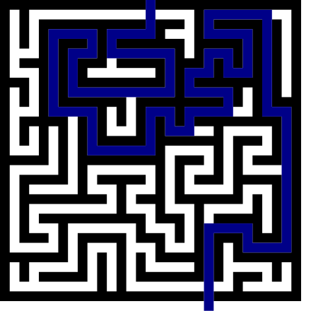 Blue Maze Clip Art Image - ClipSafari