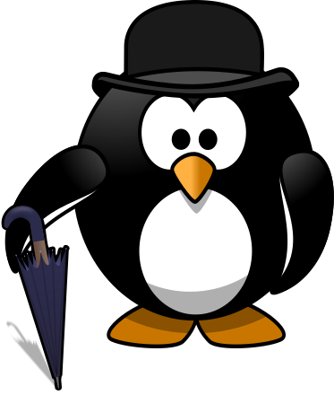 Penguin with Hat Clip Art Image - ClipSafari
