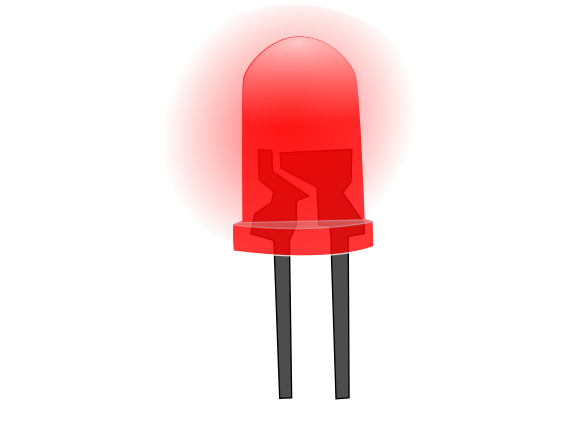Red LED Diode Clip Art Image - ClipSafari