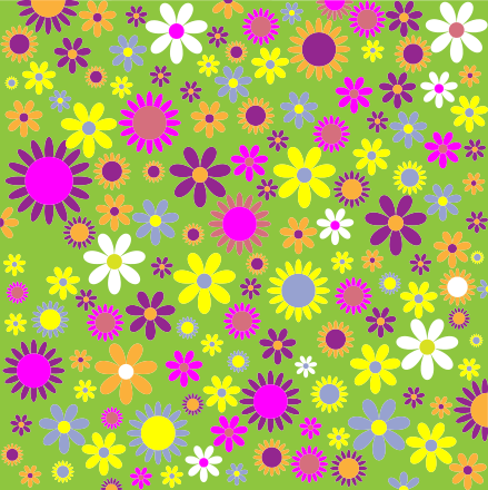 Colorful Floral Pattern Background Clip Art Image - ClipSafari