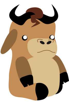 A cartoon goat with a sad face Clip Art Image - ClipSafari