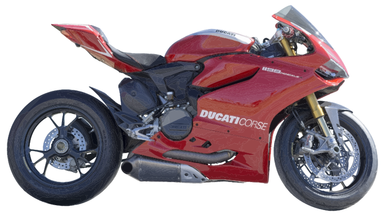 Red Ducati Motorcycle Clip Art Image - ClipSafari