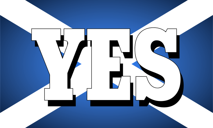 Yes On Scottish Flag Clip Art Image - ClipSafari