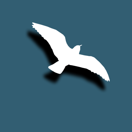 Bird Flying Over Water Clip Art Image - ClipSafari