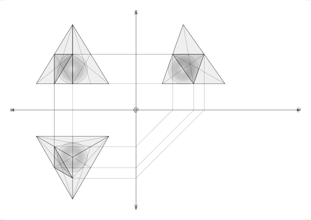 Geometric Drawing of Three Triangles Clip Art Image - ClipSafari