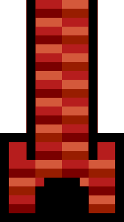 Red Pixel Clip Art Image - ClipSafari