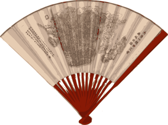 Asian Fan Clip Art Image - ClipSafari