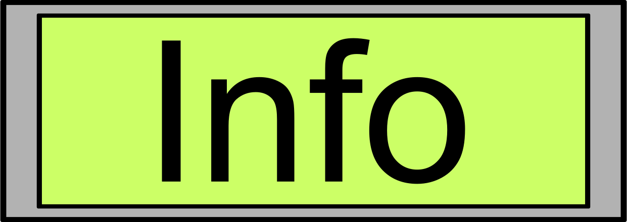 Yellow and Black Info Sign Clip Art Image - ClipSafari