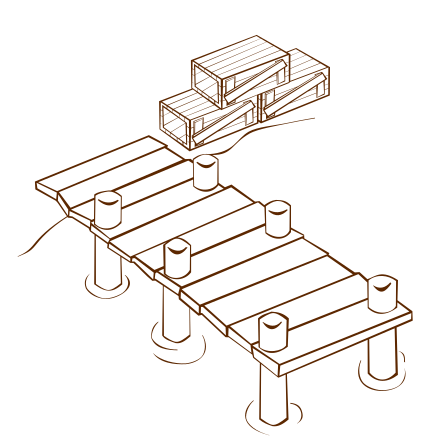 Dock Drawing Clip Art Image - ClipSafari