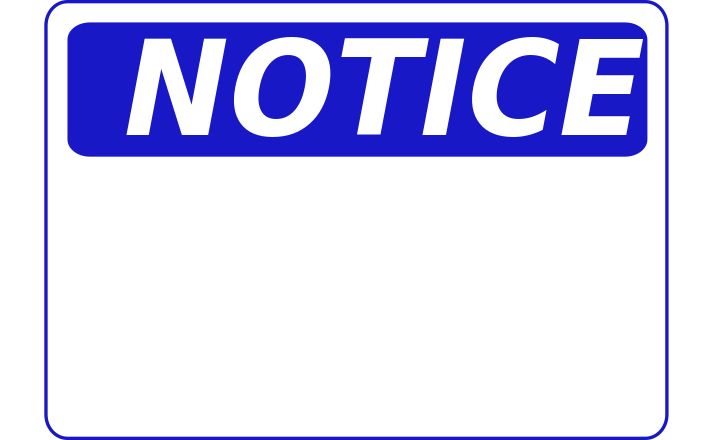 Blue Sign Clip Art Image - ClipSafari