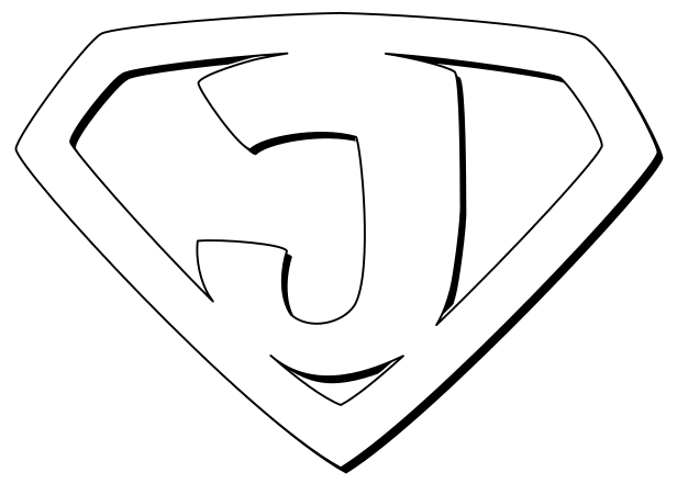 Super J Outline Clip Art Image - ClipSafari