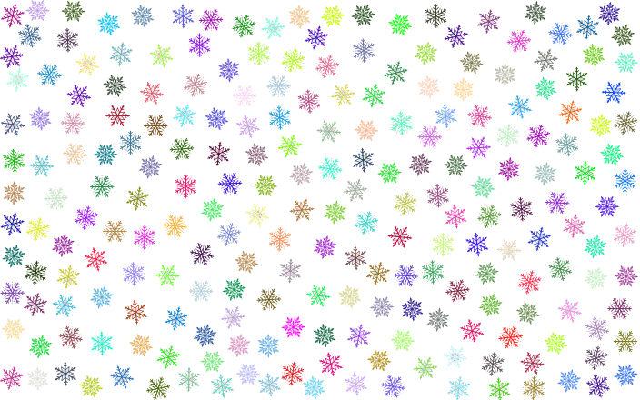 Snowflakes Pattern Clip Art Image - ClipSafari