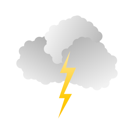 Lightning Cloud Clip Art Image - ClipSafari