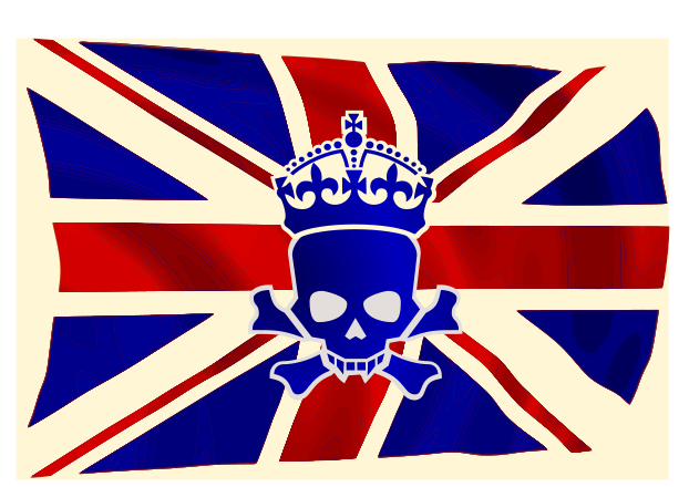 British Flag Skull Clip Art Image - ClipSafari