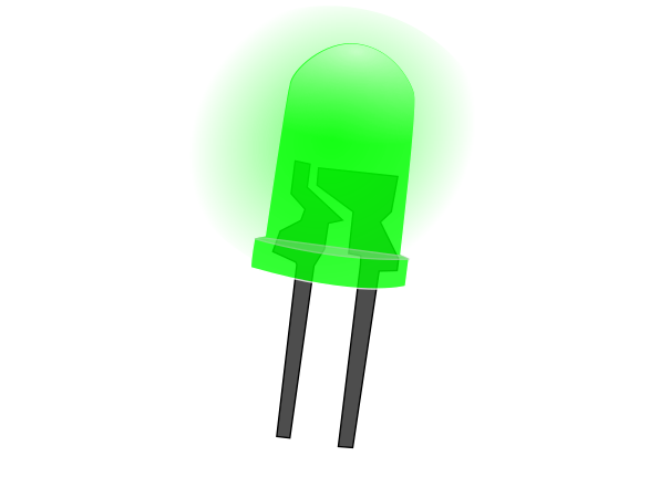 Green LED Light Clip Art Image - ClipSafari