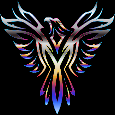 Colorful Phoenix Line Art Clip Art Image - ClipSafari