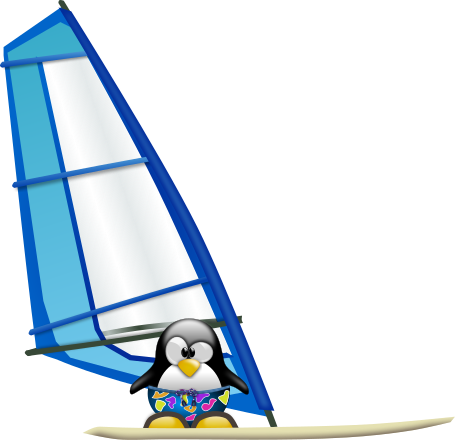 Penguin Sailing Clip Art Image - ClipSafari