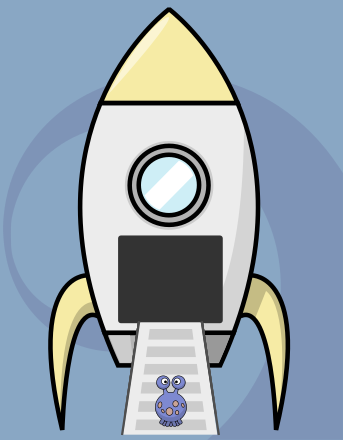 Alien Rocket Visitor Animation Clip Art Image - ClipSafari