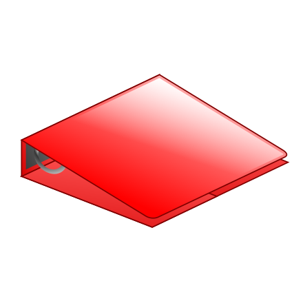 Red Binder Clip Art Image - ClipSafari