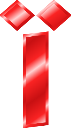 Red Letter I Clip Art Image - ClipSafari