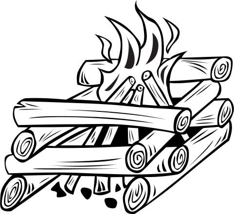 Fire Logs Clip Art Image - ClipSafari