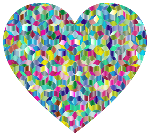 Heart of Many Colors Clip Art Image - ClipSafari