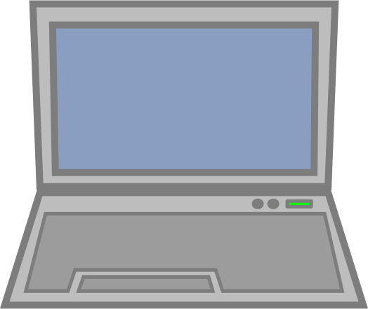 Gray Laptop Clip Art Image - ClipSafari