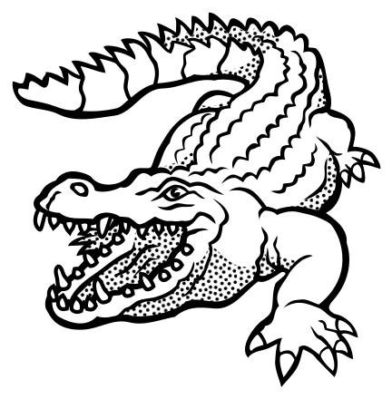 Crocodile Drawing Clip Art Image - ClipSafari