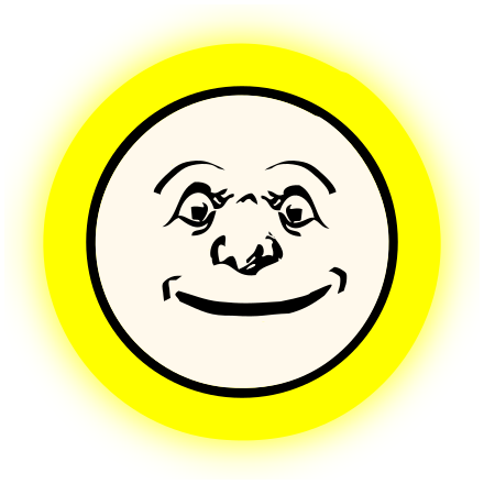 Smiling Round Face Clip Art Image - ClipSafari