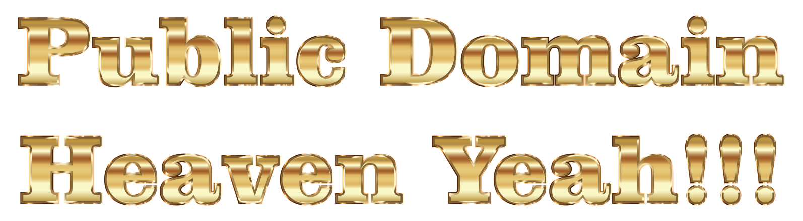 Public Domain Heaven Yeah! Clip Art Image - ClipSafari