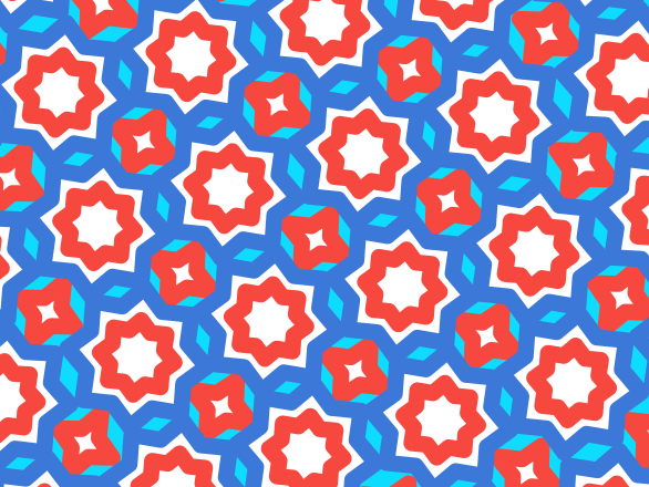 Red Star Pattern Clip Art Image - ClipSafari