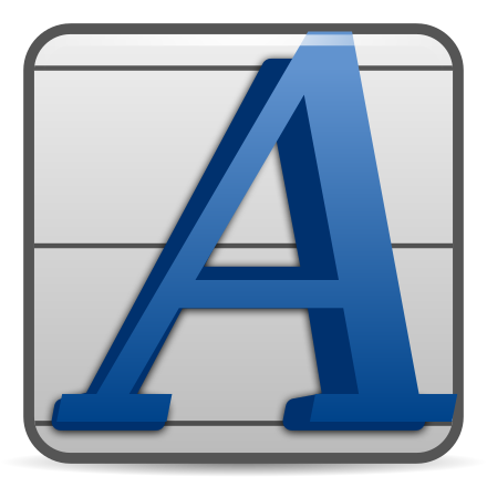 A Blue Letter A Icon Clip Art Image - ClipSafari
