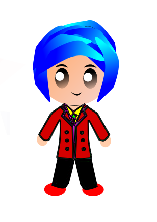Blue Cartoon Person Clip Art Image - ClipSafari