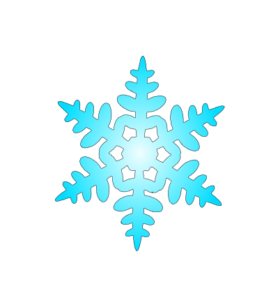 Blue Snowflake Clip Art Image - ClipSafari